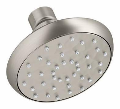 Awaken B90 1-Function Shower Head 2.5 GPM - Vibrant Brushed Nickel 724 – Splashes