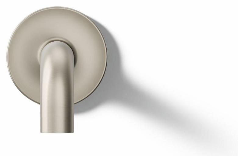 Purist Tub Spout Less Diverter - Vibrant Brushed Nickel 14427-BN Kohle ...