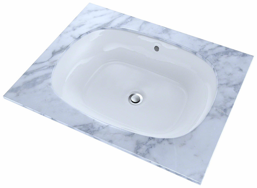 Maris 21" x 16" Undermount Bathroom Sink - Cotton White LT481G#01 Toto ...