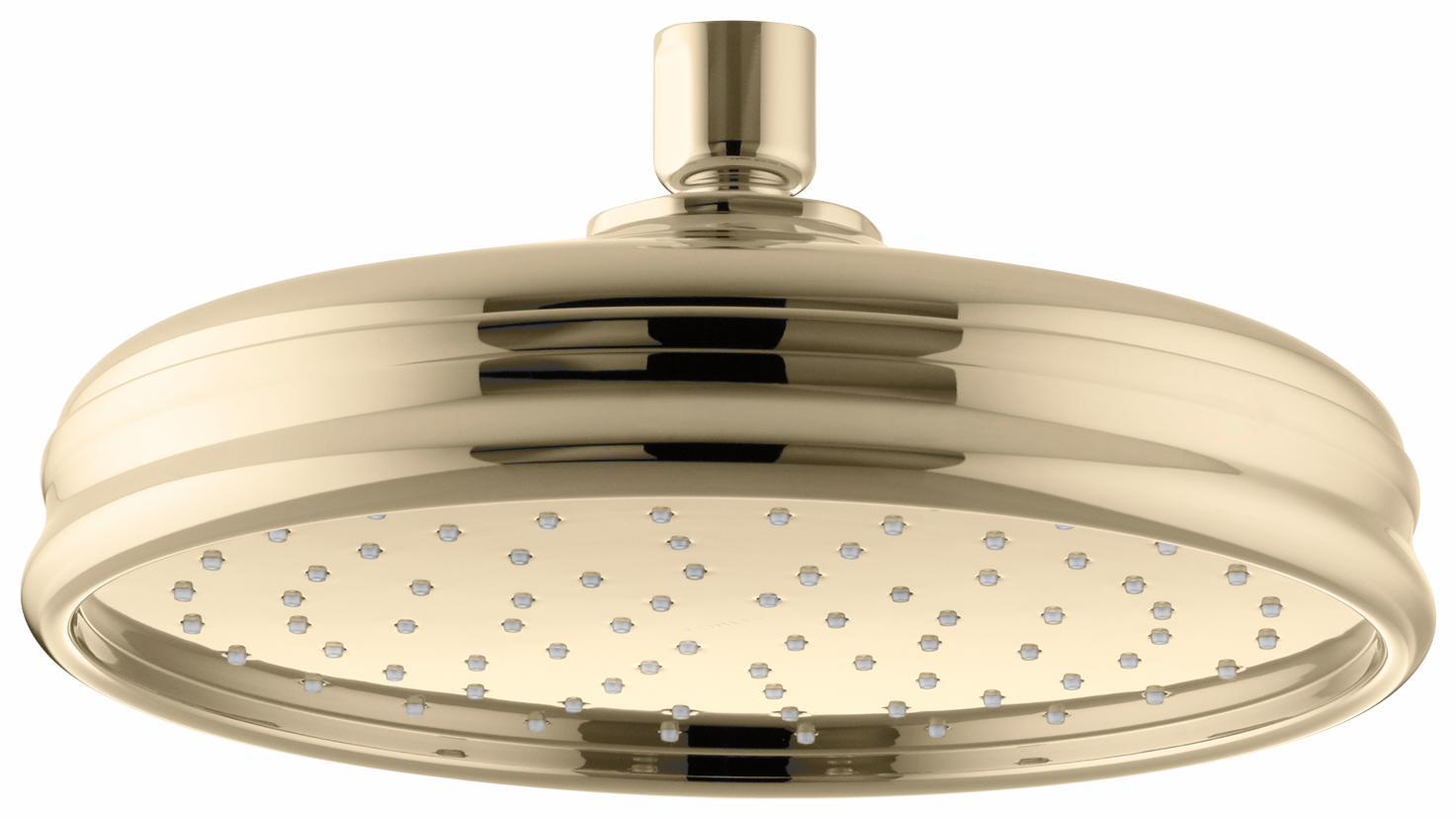 8" 1-Function Rainhead 1.75 GPM - Vibrant French Gold 13692-G-AF Kohle ...