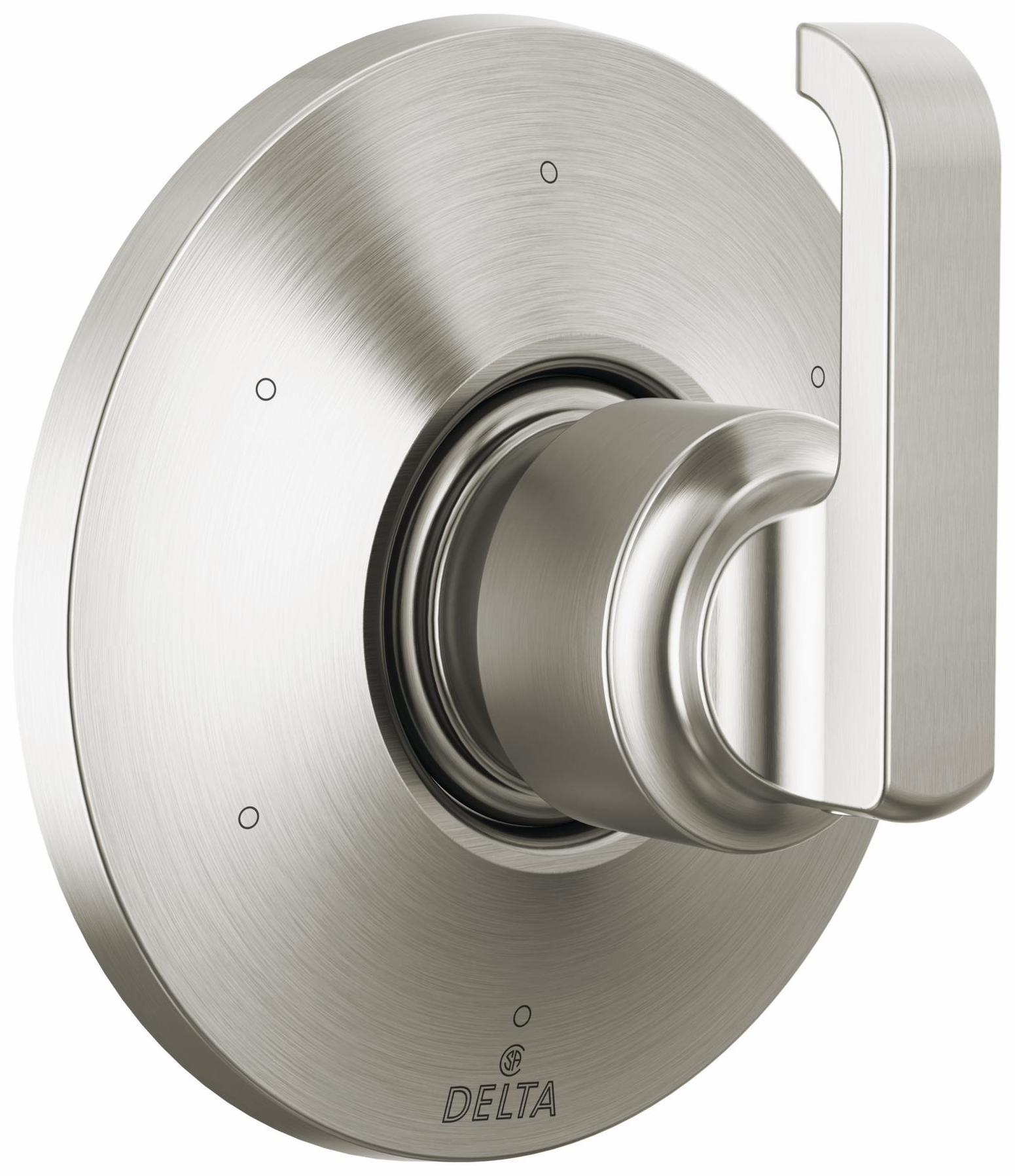 Tetra 6-Setting Diverter Trim - Lumicoat Stainless T11989-SS-PR Delta ...