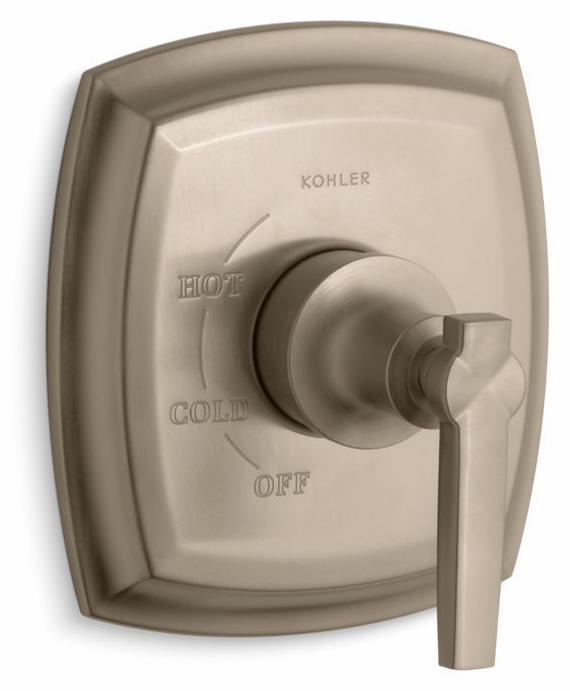 Margaux Rite-Temp Valve Trim - Vibrant Brushed Bronze TS16235-4-BV Koh ...