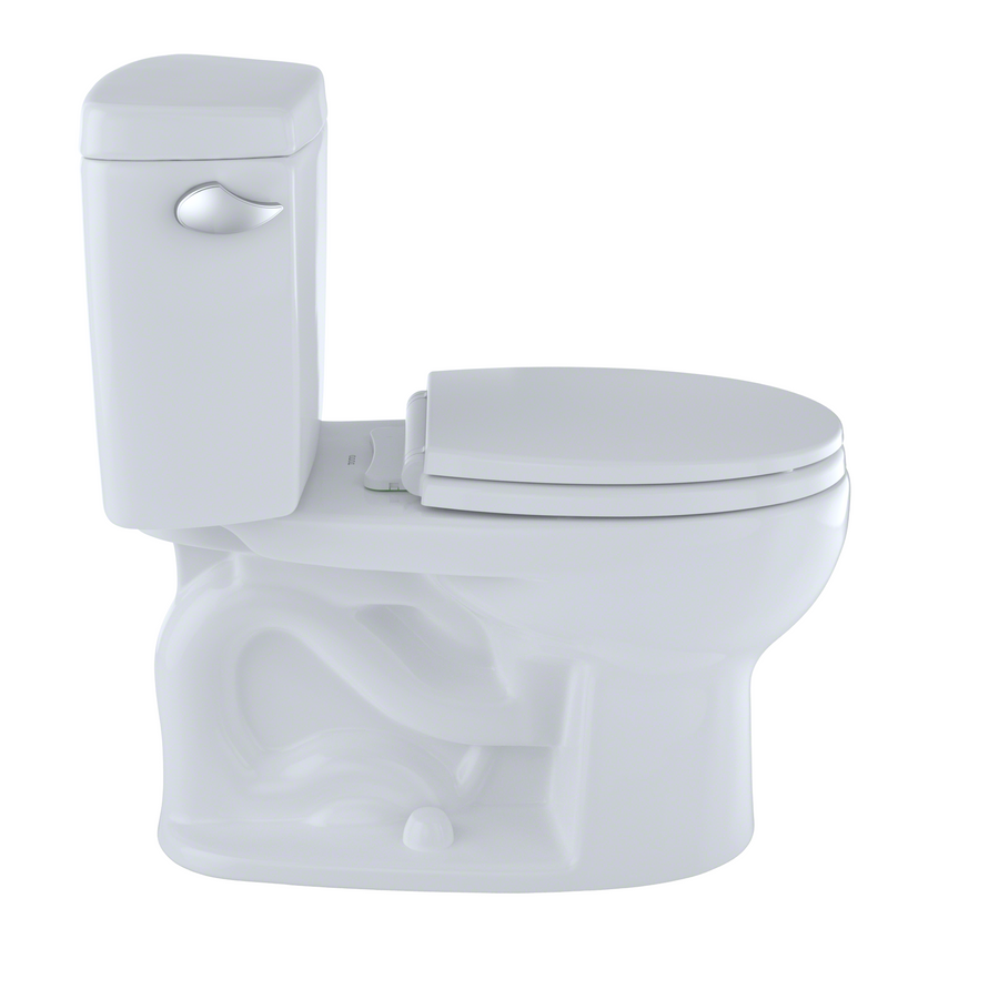 Drake Two-Piece Standard Height Round 1.6 GPF Toilet - Cotton White CS ...