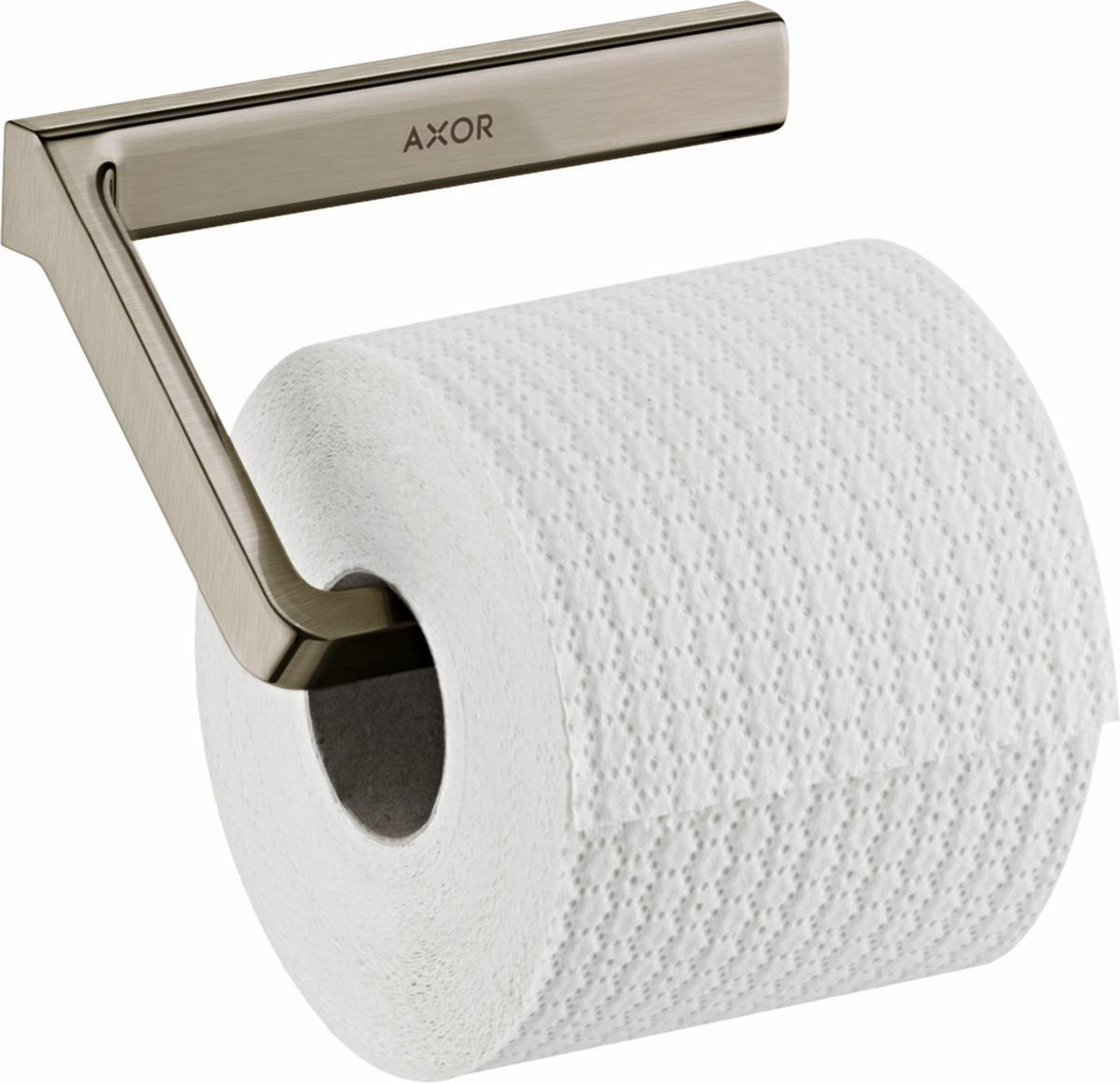 Axor Universal Softsquare Toilet Paper Holder Without Cover - Brushed – Splashes