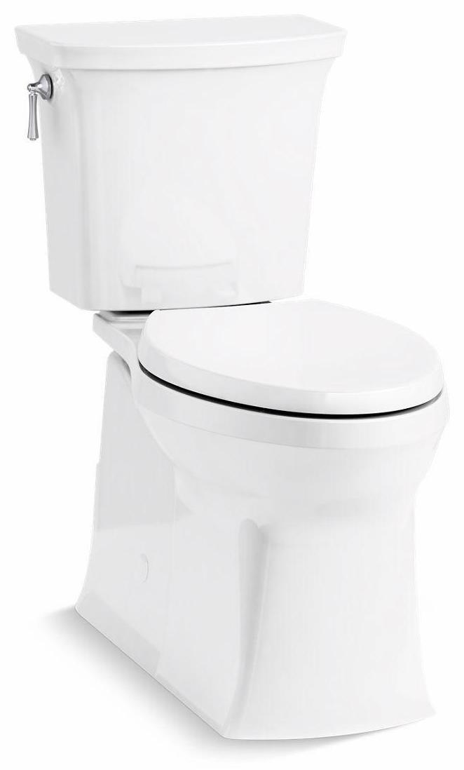 Corbelle Comfort Height 2-Piece Elongated 1.28 GPF Toilet (Less Seat ...
