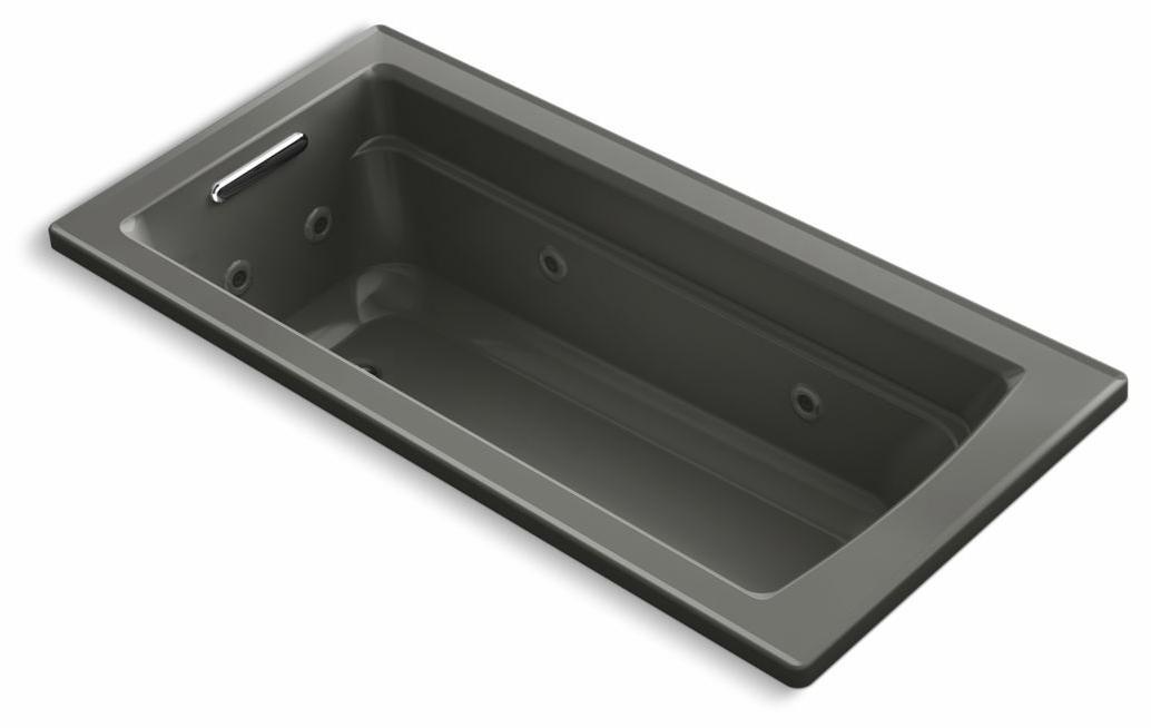 Archer 66" X 32" Drop -In Whirlpool Tub With Heated Surface - Thunder ...