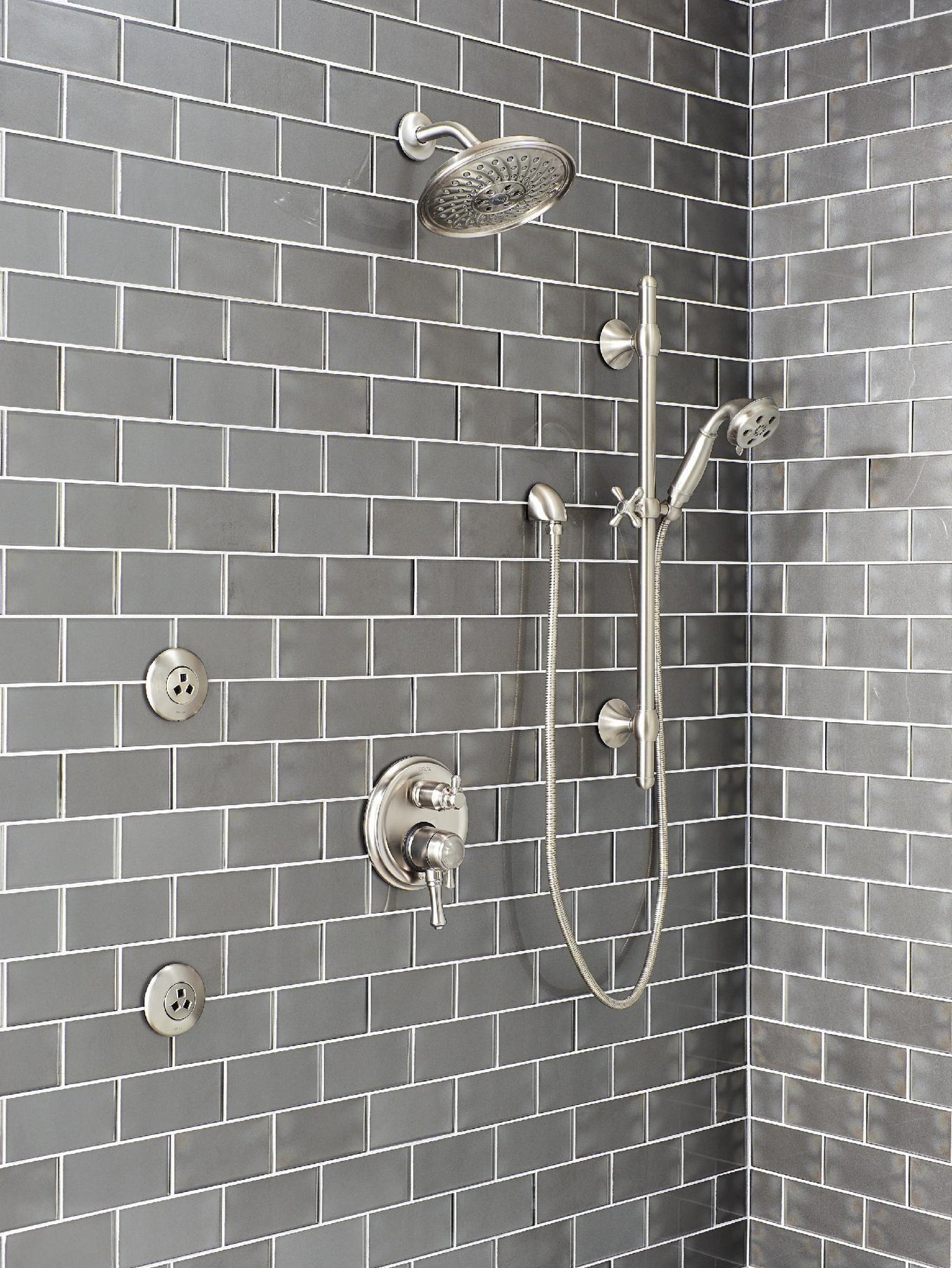 HydraChoice Round Body Spray Trim - Stainless T50010-SS Delta – Splashes