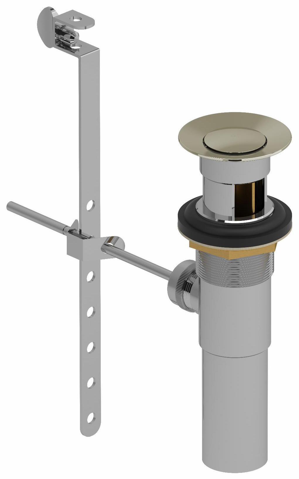 Pop-up Drain with Overflow - Polished Nickel P170PN RIOBEL – Splashes