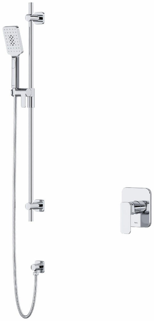 Equinox Shower Faucet Trim - Black TKIT323EQBK RIOBEL – Splashes