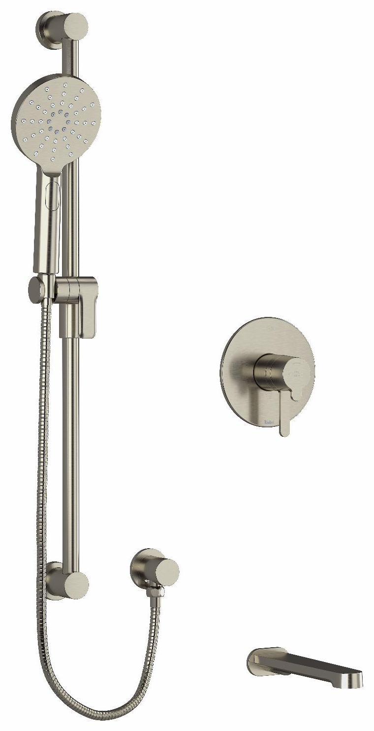 Nibi Tub & Shower Faucet Trim - Brushed Nickel TKIT1244NBBN RIOBEL ...