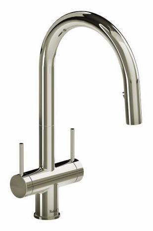 Azure Kitchen Faucet with Pulldown Spray - Chrome AZ101C RIOBEL – Splashes