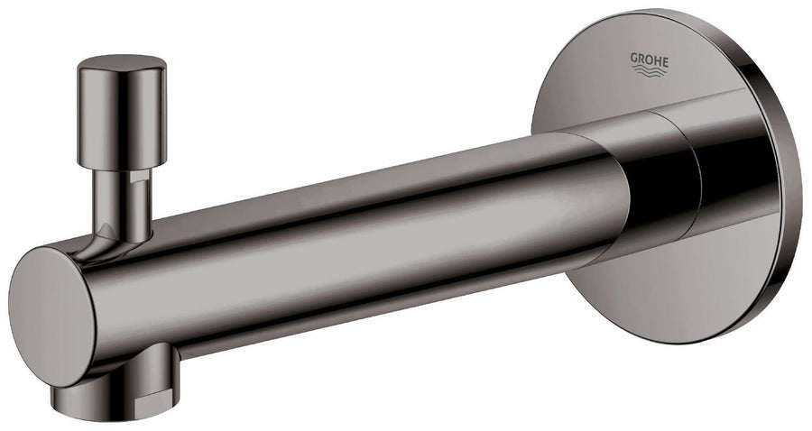 Concetto Tub Spout with Diverter - Grohe Hard Graphite 13275A01 Grohe ...