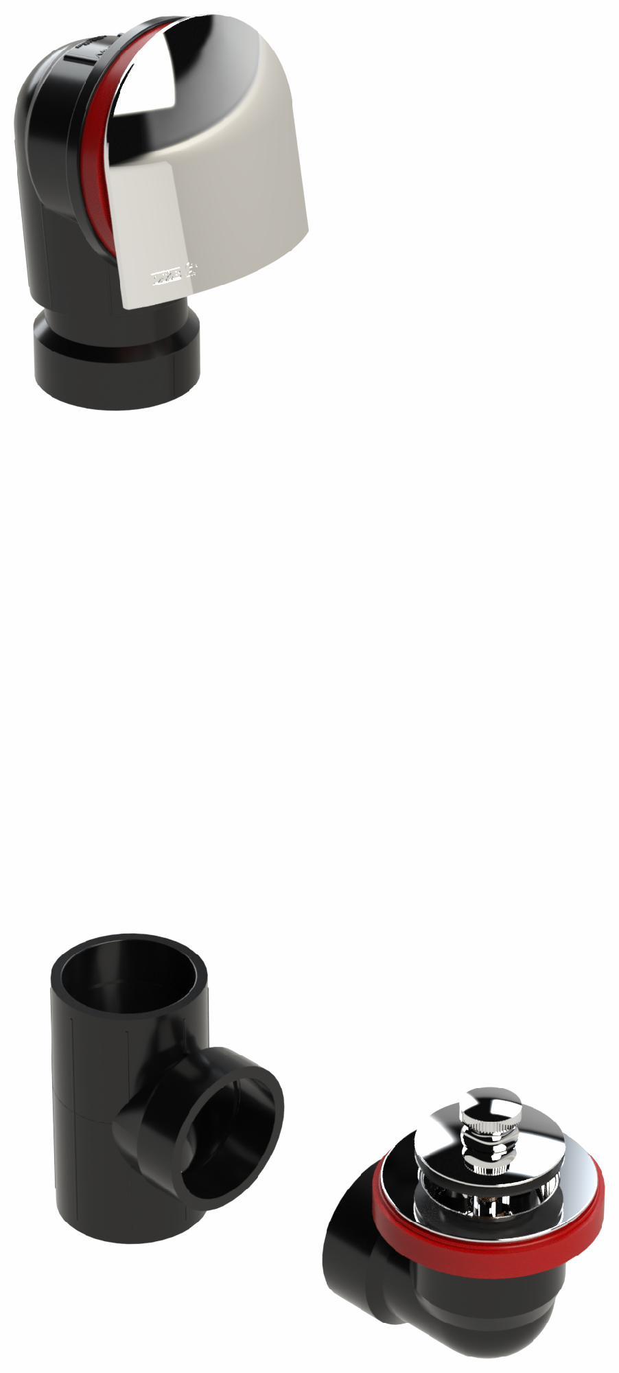 Push Pull Offset Waste & Overflow Kit - Chrome 6040PPK-CP +osb – Splashes