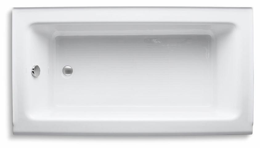 Bellwether 60" X 32" Alcove Bathtub with Integral Apron and LH Drain ...