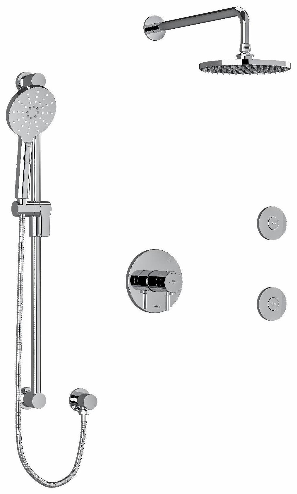 Riu Thermostatic Shower Faucet with Expansion PEX Connection - Chrome ...