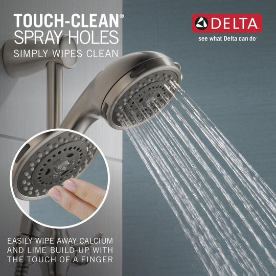 Lahara 3-Setting Hand Shower with Slide Bar - Stainless 57014-SS Delta ...