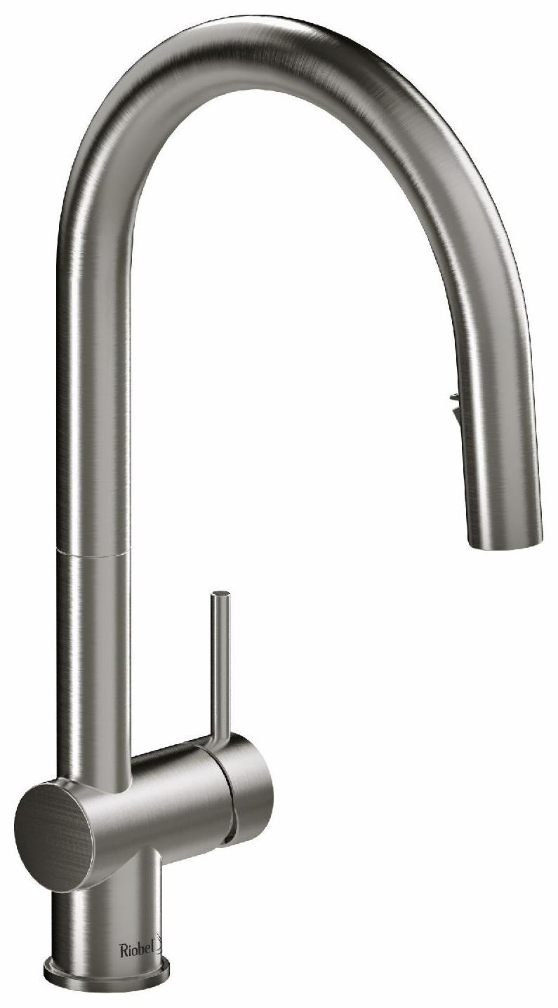 Azure Kitchen Faucet with Pulldown Spray - Stainless Steel AZ201SS RIO ...