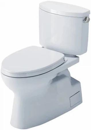 Vespin II Universal Height Elongated Toilet Bowl (Less Seat) - Cotton ...